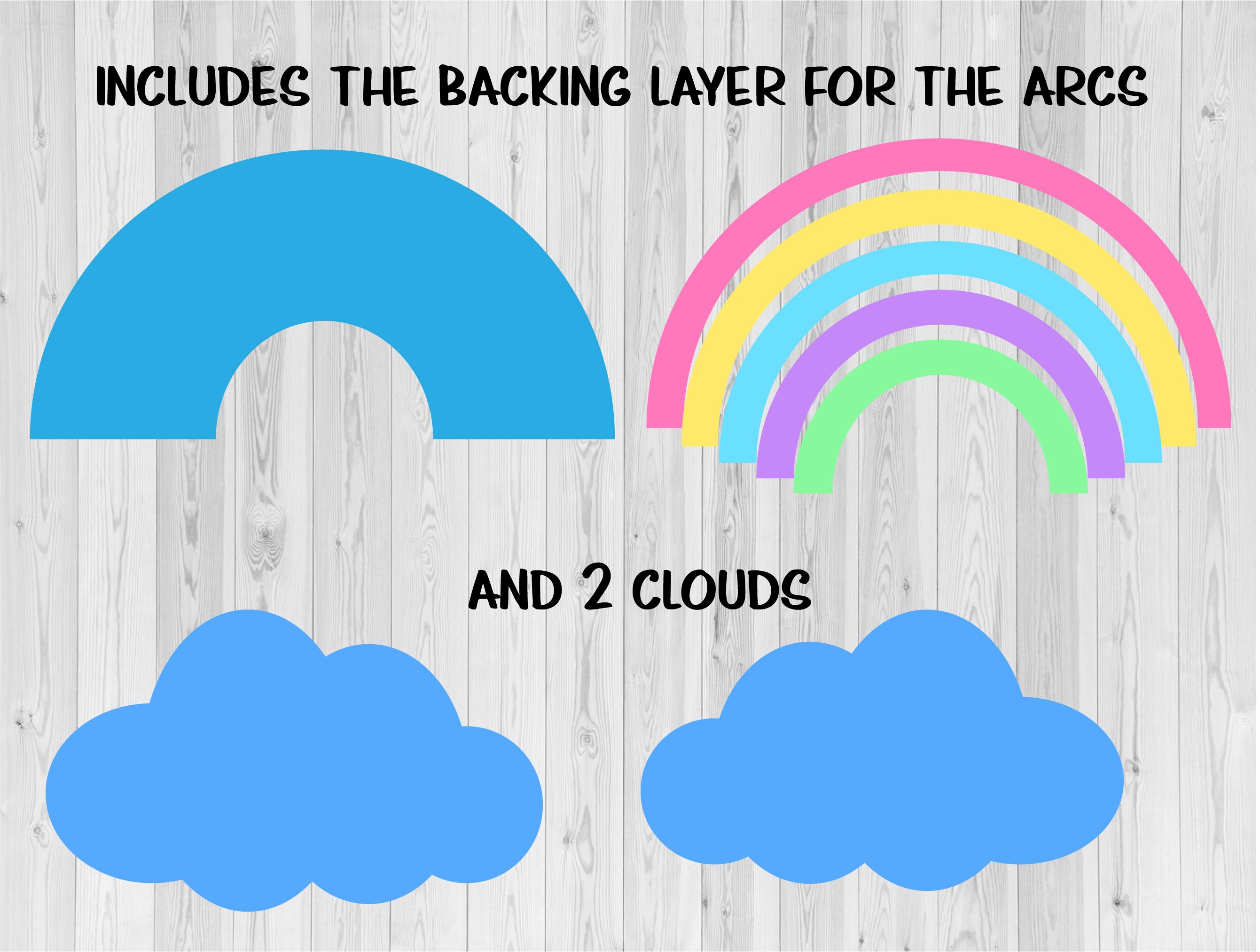 Rainbow Layers Rainbow 3D Rainbow SVG Rainbow PNG Rainbow - Etsy Australia