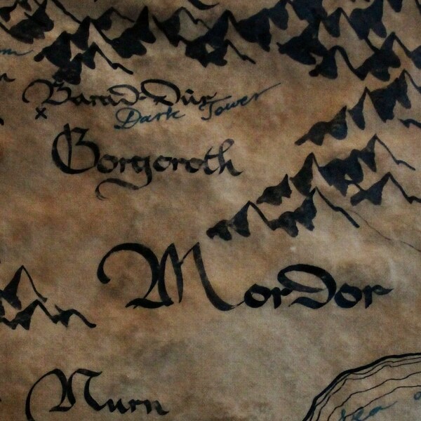Middle Earth Map - Etsy