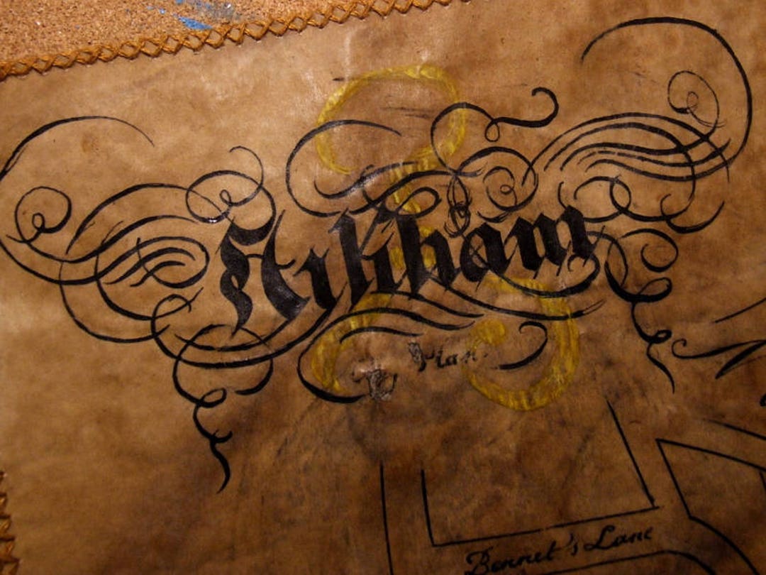 ARKHAM Map Handdrawn, Realistic Arkham City Plan. Lovecraft Cthulhu ...