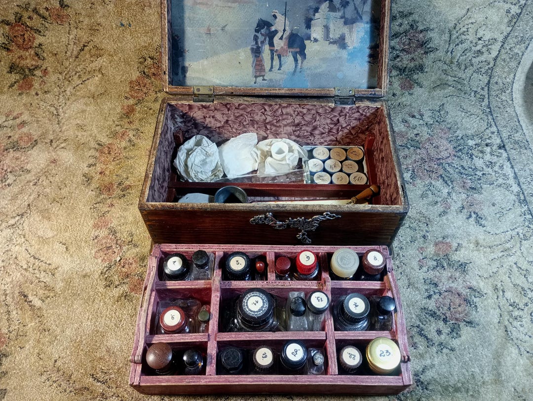 Vintage Science Kit Victorian Natural Science Dark Academia Antique ...