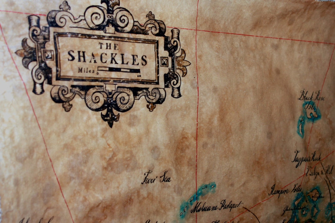 THE SHACKLES Map From Skull & Shackles (please, Read Description ...