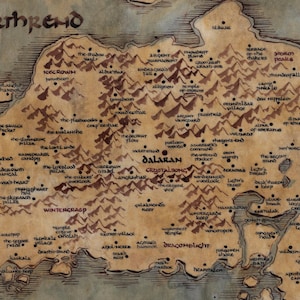 WOW Azeroth SUPER DETAILED Map. World of Warcraft Map. Choose Expansion ...