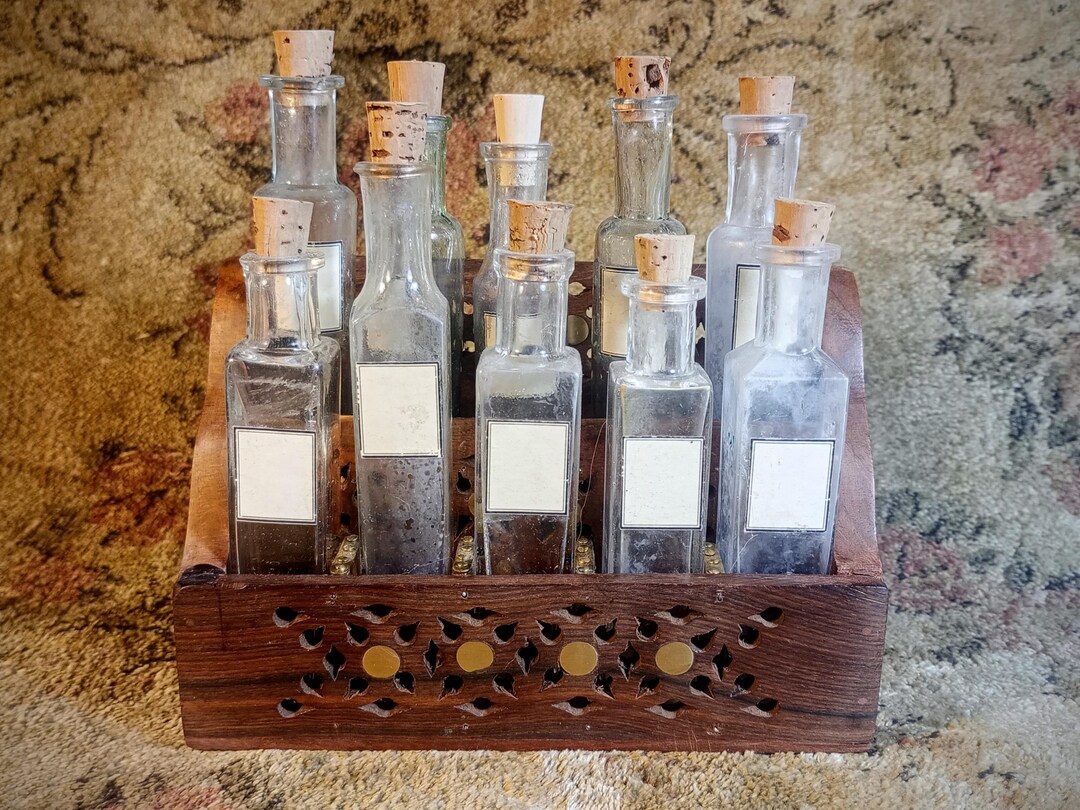 No. 6 Alchemist Kit Witchcraft Kit Curiosity Collection Vintage Bottles ...