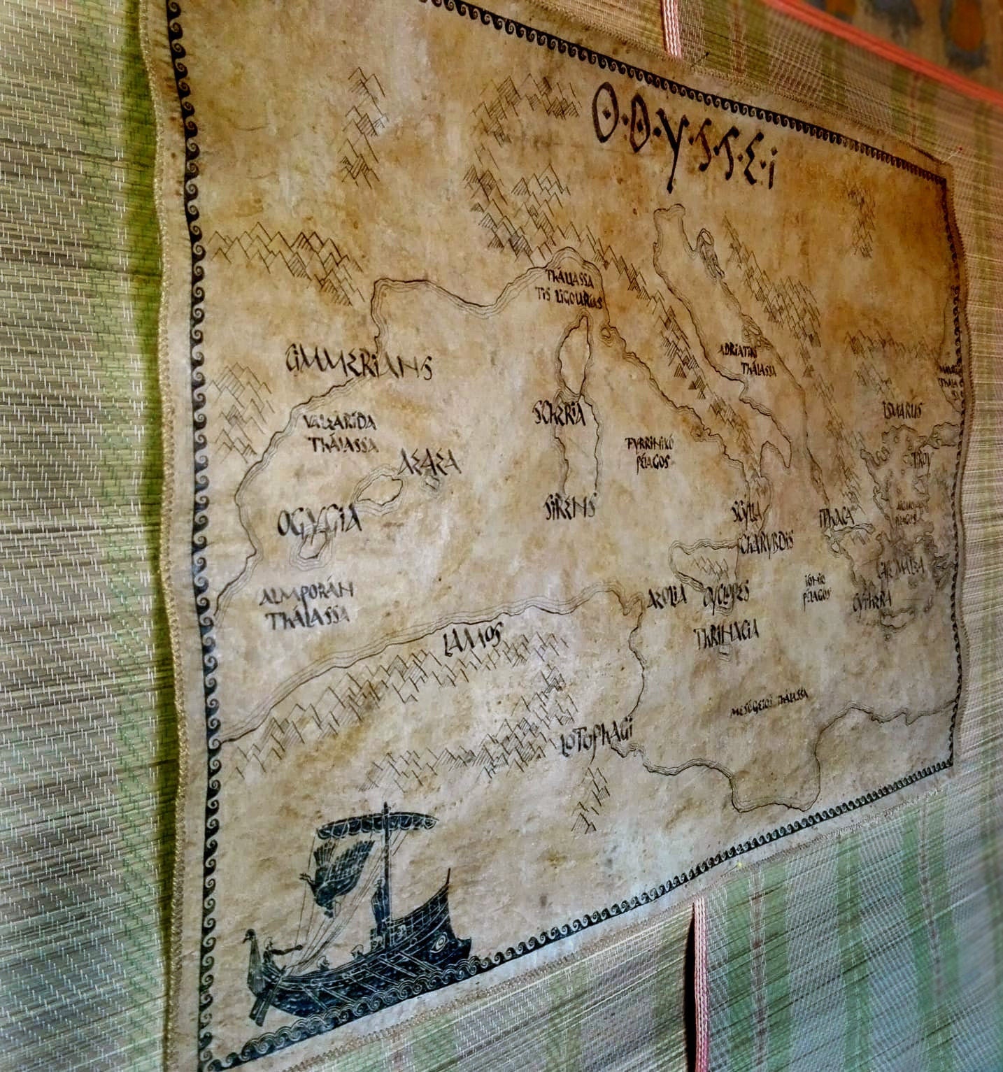 Odysseus Journey Map