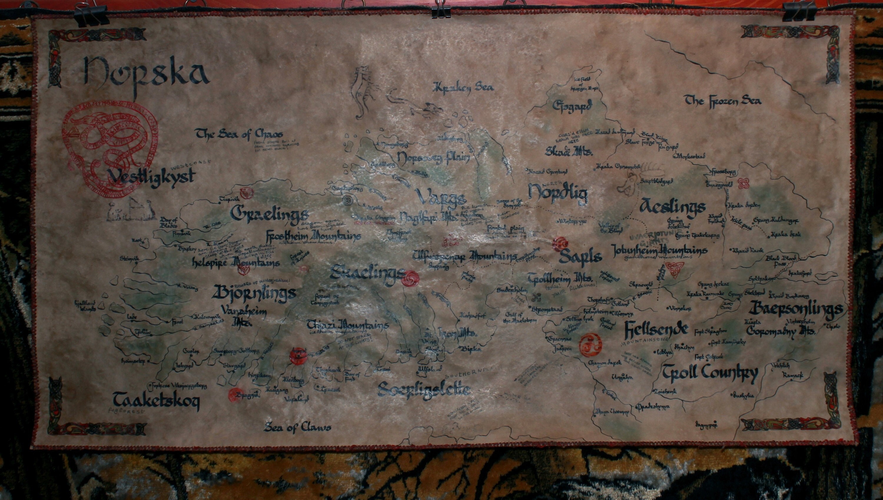 Norsca Warhammer Map