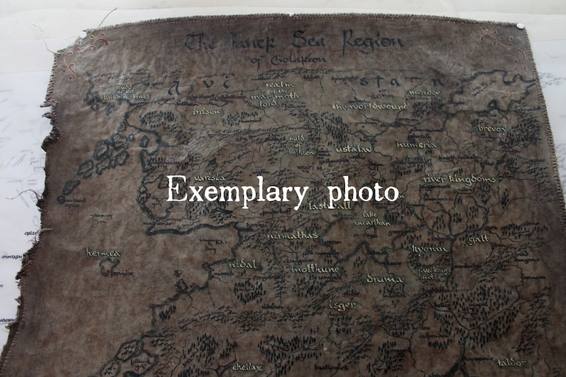 INNER SEA Region of GOLARION Map, (please, Read Description). Fully ...