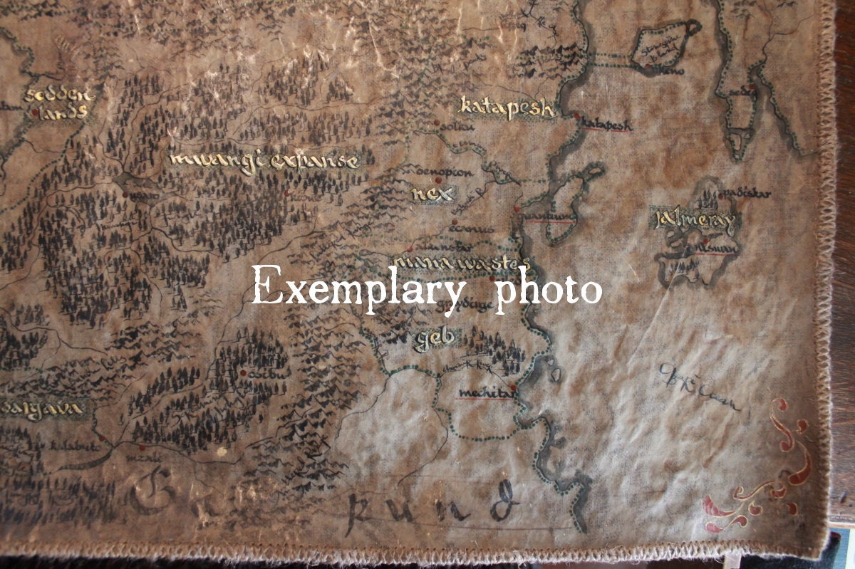 Large Inner Sea Region of Golarion Map please Read - Etsy