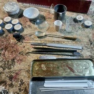 Vintage Science Kit Victorian Natural Science Dark Academia Antique ...
