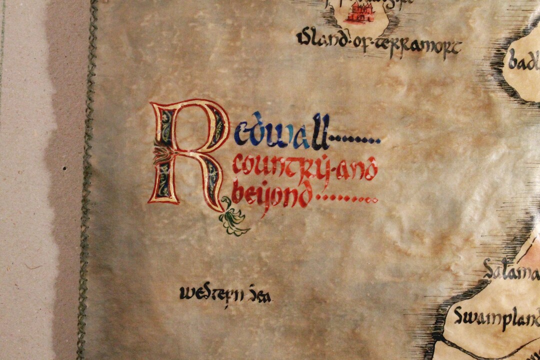 Big REDWALL Handdrawn Realistic Map. please Read - Etsy Ireland