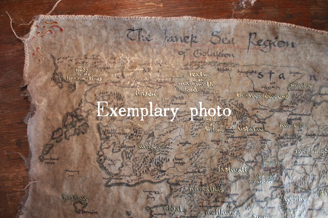 INNER SEA Region of GOLARION Map, (please, Read Description). Fully ...