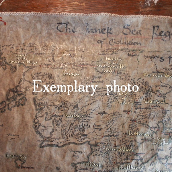 Pathfinder Map of Golarion - Etsy