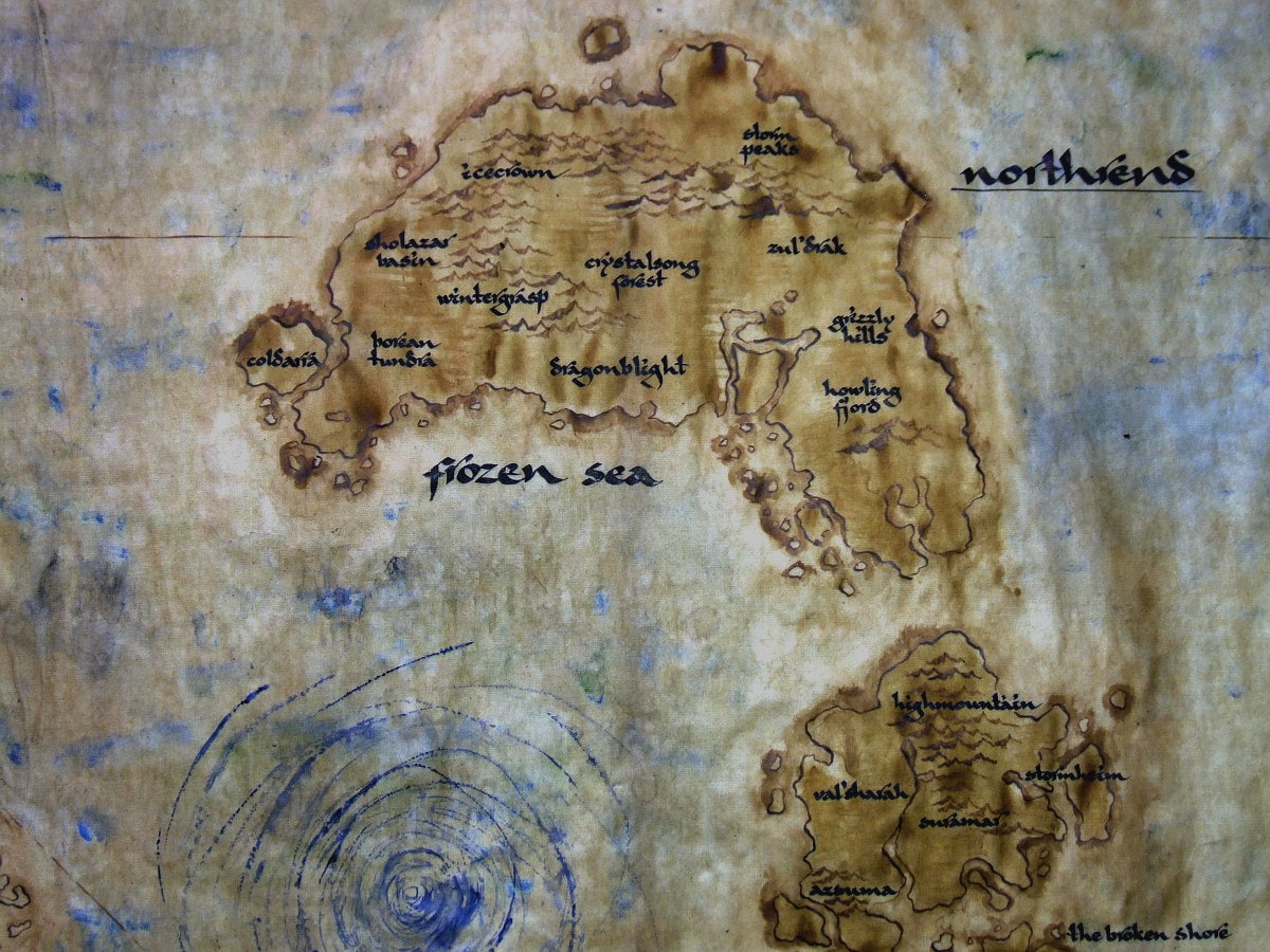 Big Azeroth Map. Legion. World of Warcraft Map. Choose - Etsy Australia