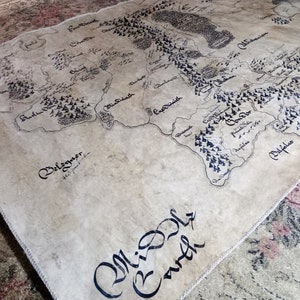 Readily Available, MIDDLE EARTH Map, Own Design Inspired by Works of J ...