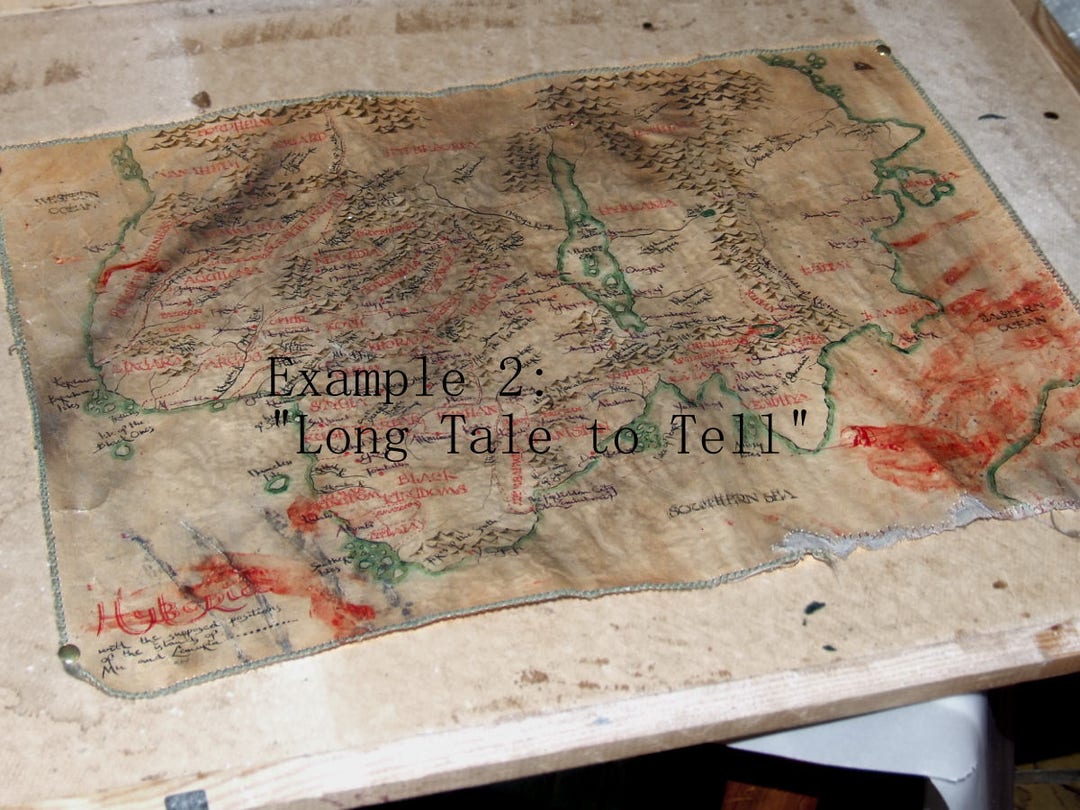 Hyboria Map - Conan Series Handdrawn Imitates Parchment (please Read ...