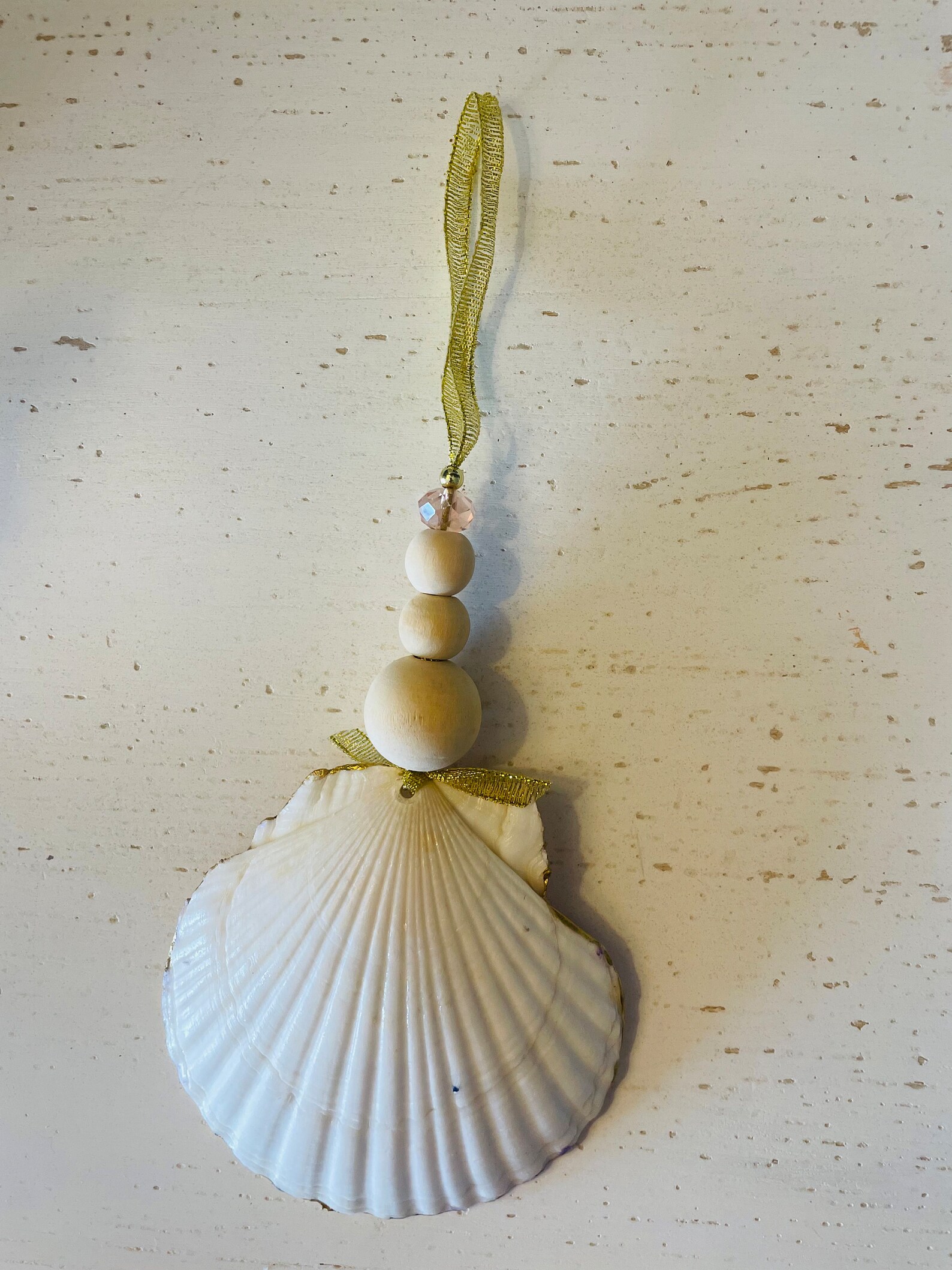 Funny Handmade Scallop Decoupage Shell Ornament/wine Bottle Charm - Etsy
