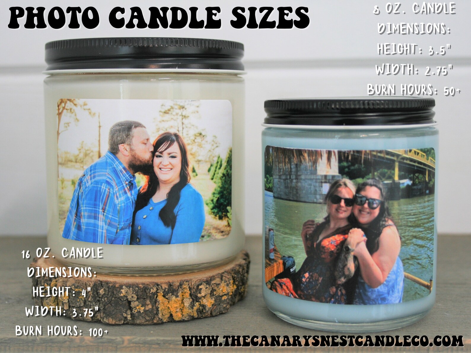 Personalized Photo Candle, Custom Photo Candle, Picture Candle, Add ...
