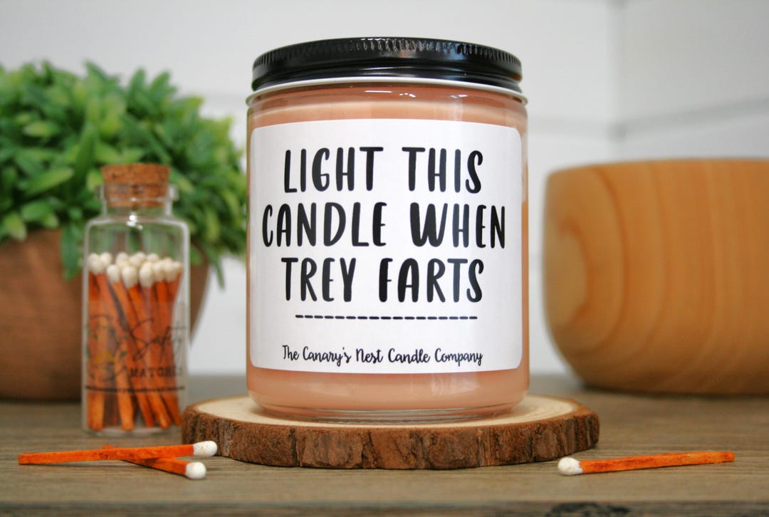 Personalized Light When Farts Candle, Funny Candle, Funny Birthday Gift ...