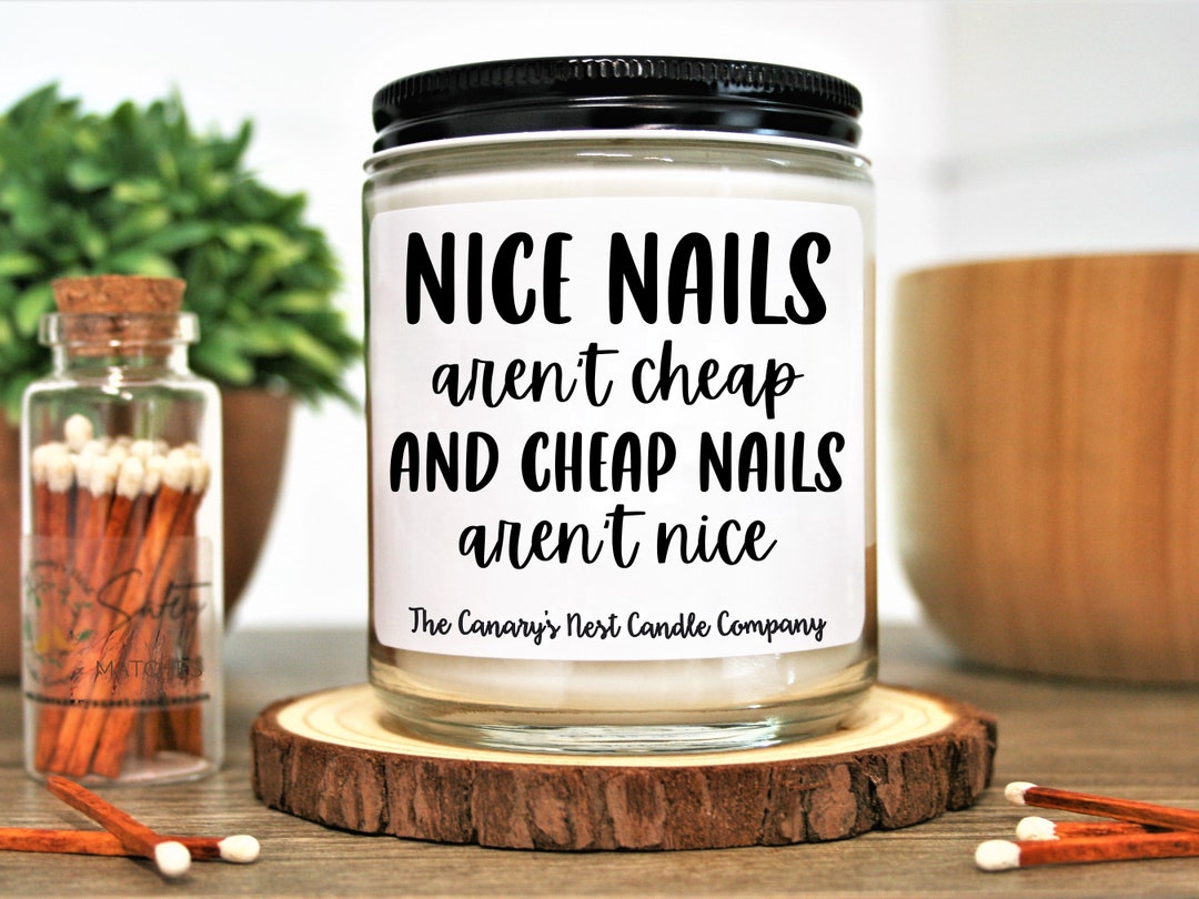 Nail Tech Appreciation Gift, Soy Candle, Manicurist Gift, Nail Tech ...