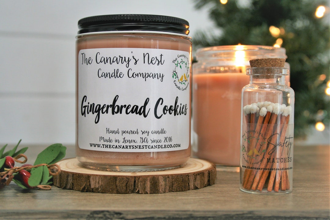 Gingerbread Cookies Soy Candle - Christmas Holiday Scent - Etsy