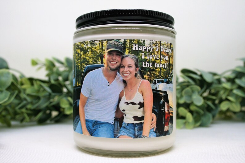 Personalized Photo Candle Custom Photo Candle Picture - Etsy