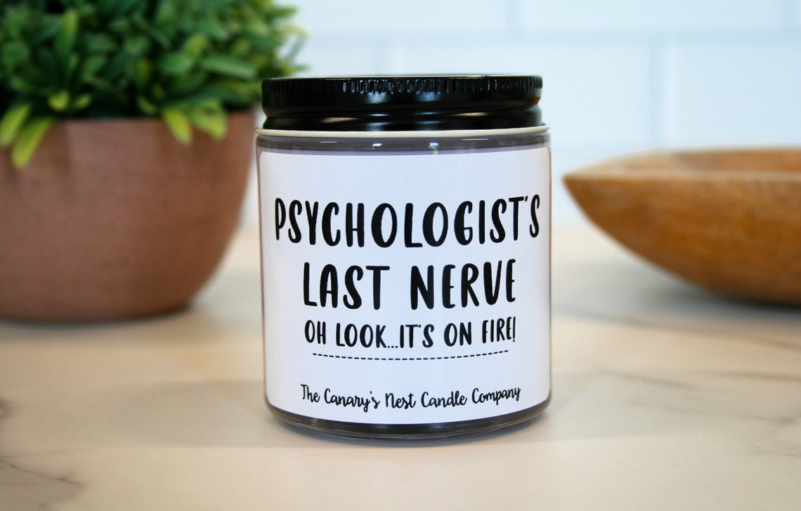 Gift for Psychologist, Soy Candle, Gift for Therapist, Psychologist's ...