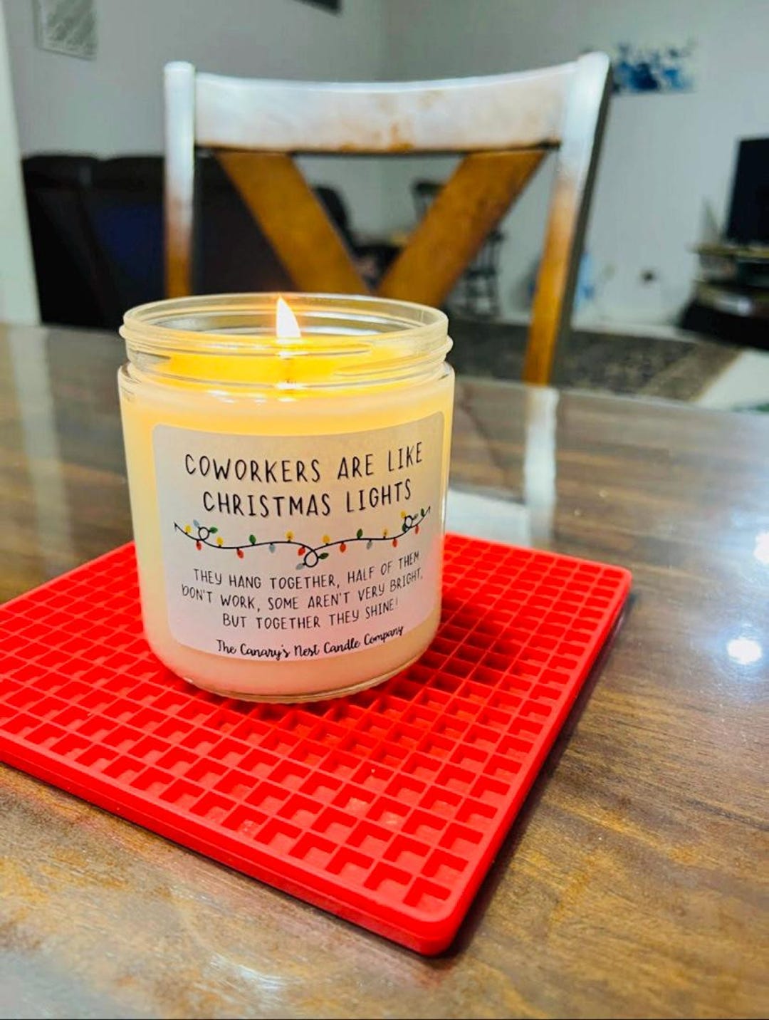 Coworker Christmas Candle: Funny Gift, Coworkers Are Like Christmas ...