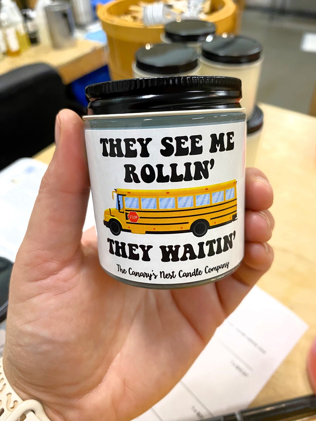 Bus Driver Gift, Soy Candle, Bus Driver Birthday Gift, Bus Driver ...