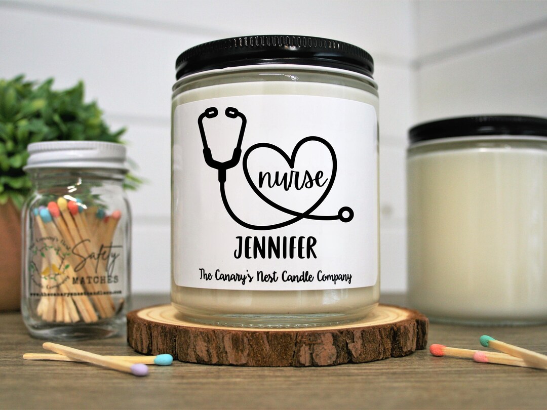 Personalized Nurse Candle: Gift for Nurses Week - Etsy