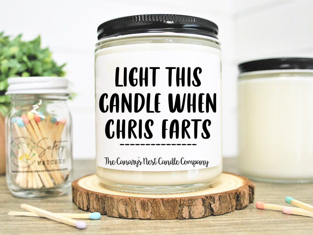 Personalized Light When Farts Candle, Funny Candle, Funny Christmas ...