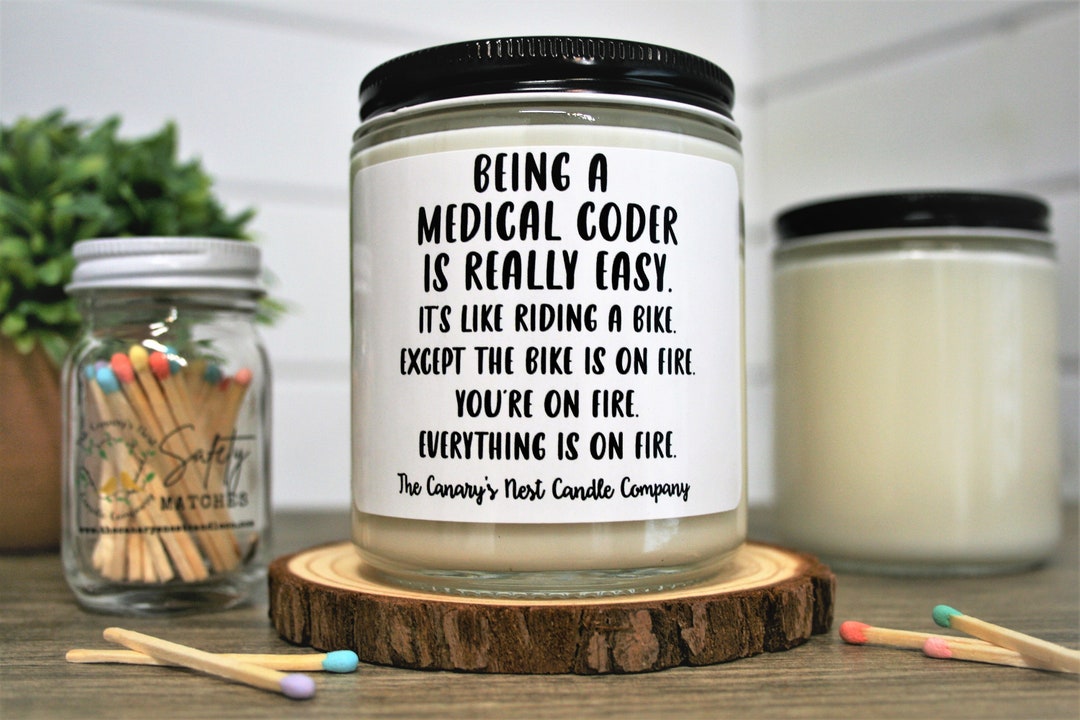 Medical Coder Gift, Soy Candles, Gifts for Medical Coders, Medical ...