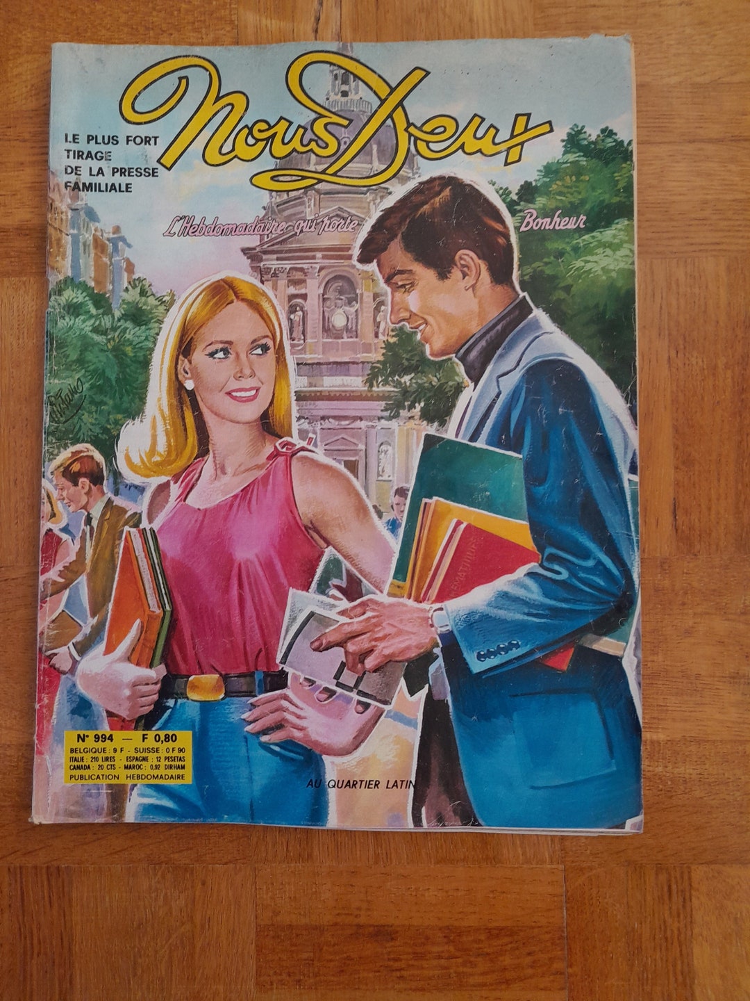 French Magazine nous Deux Number 994, Photo Novels and Vintage Fashion ...