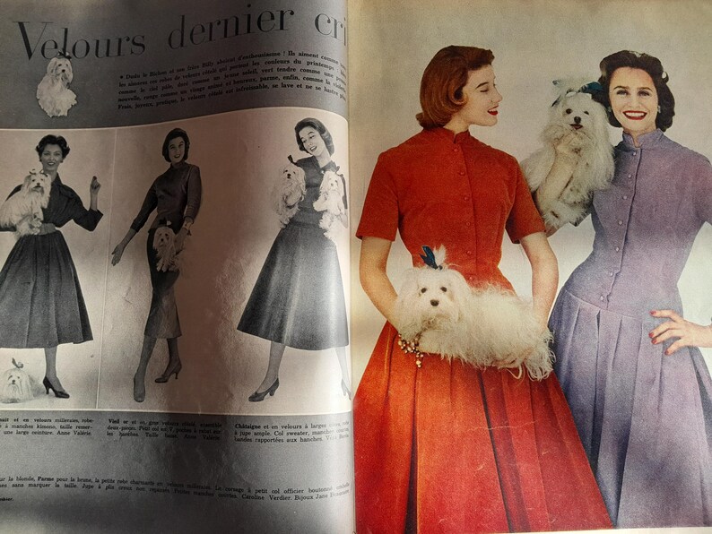 Elle, French Fashion Magazine, Issue Number 528 of February 6, 1956 ...
