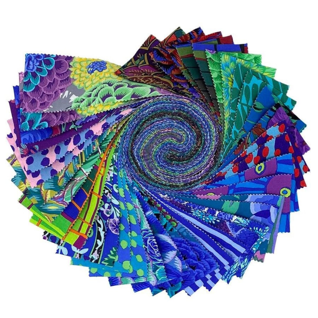 DESIGN ROLL: 2 1/2" Strips of Designer Fabrics From the Kaffe Fassett ...
