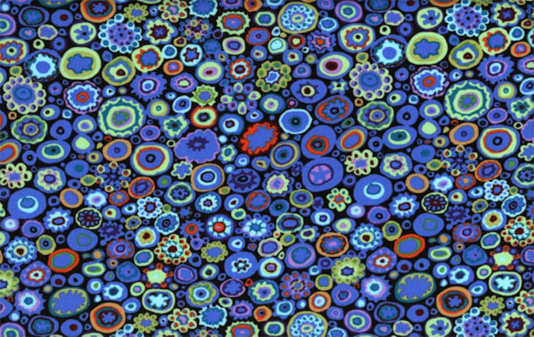 FABRIC: Paperweight COBALT by Kaffe Fassett - Etsy
