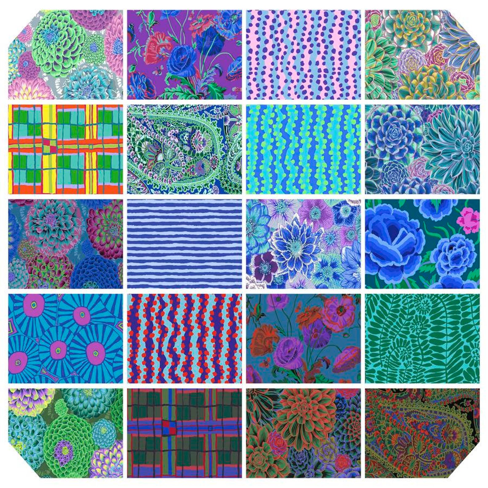 DESIGN STRIP: 6" Design Strips of Designer Fabrics From the 85 and ...