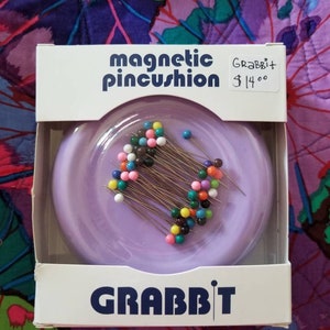PIN CUSHION: Grabbit Magnetic Pinchushion in Purple, Red, Pink ...