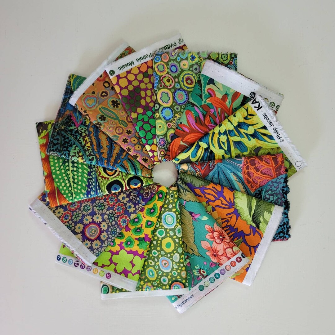 FAT QUARTER BUNDLE: 13 Dappled Fat Quarters From the Kaffe Fassett Collective - Etsy