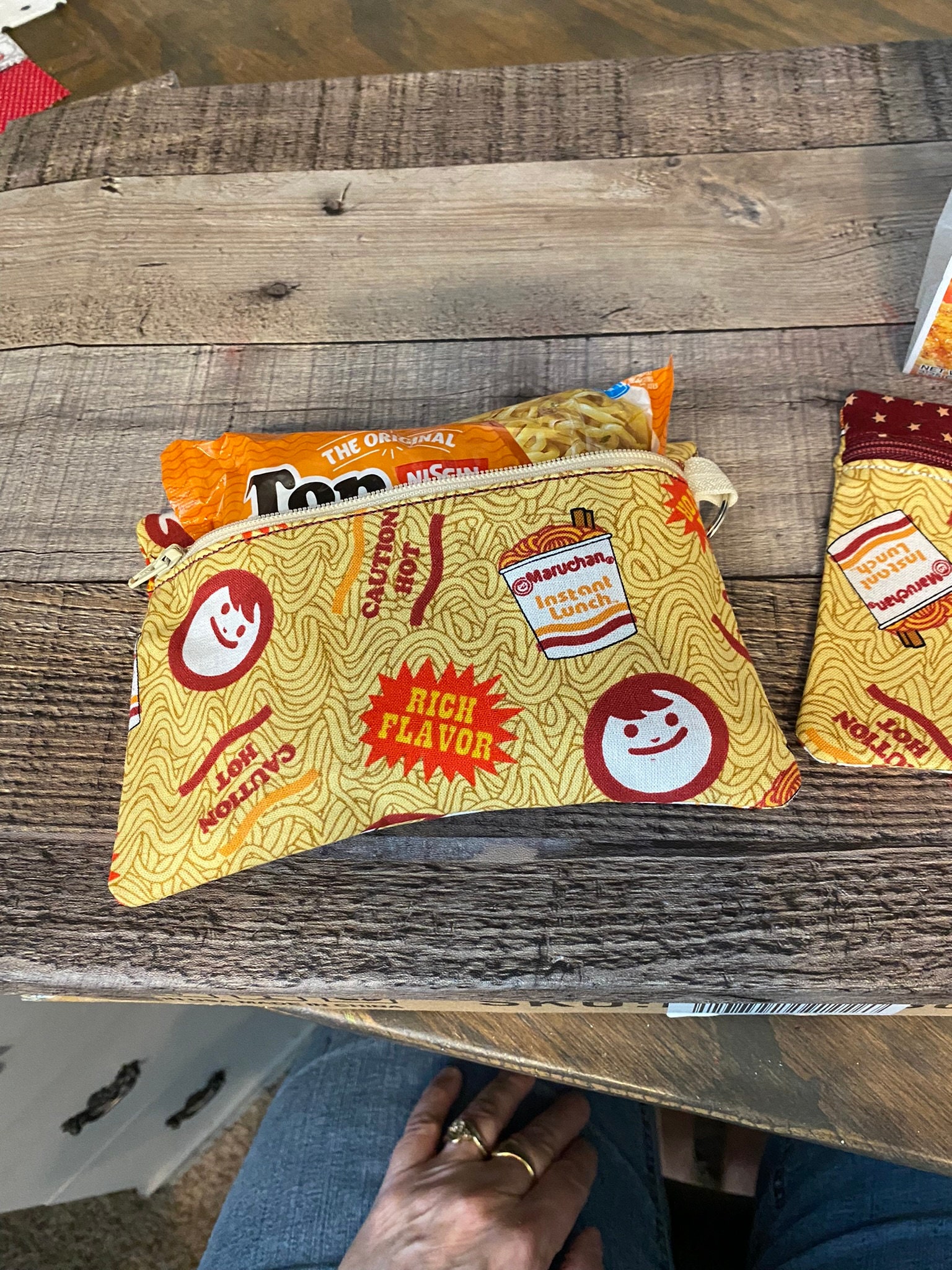 Ramen Zipper Pouches Noodle Cup Zipper Bag Accessories Cute Gifts ...
