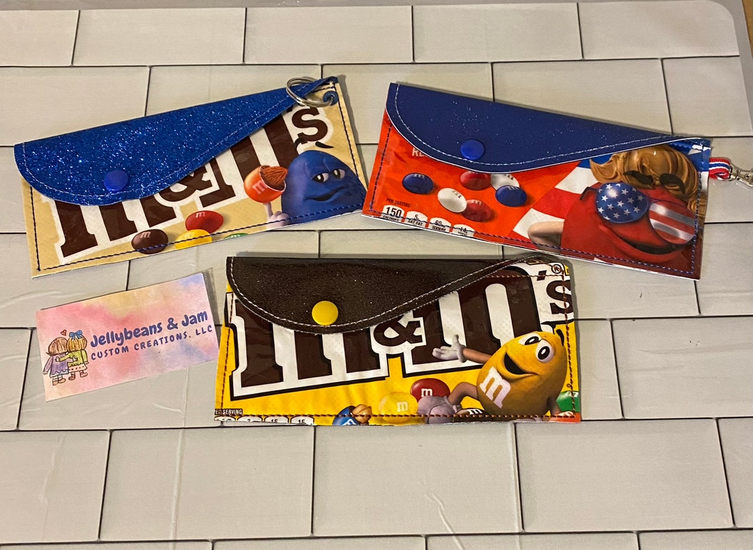 Recycled Candy Bag Pouches Snap Pouches - Etsy
