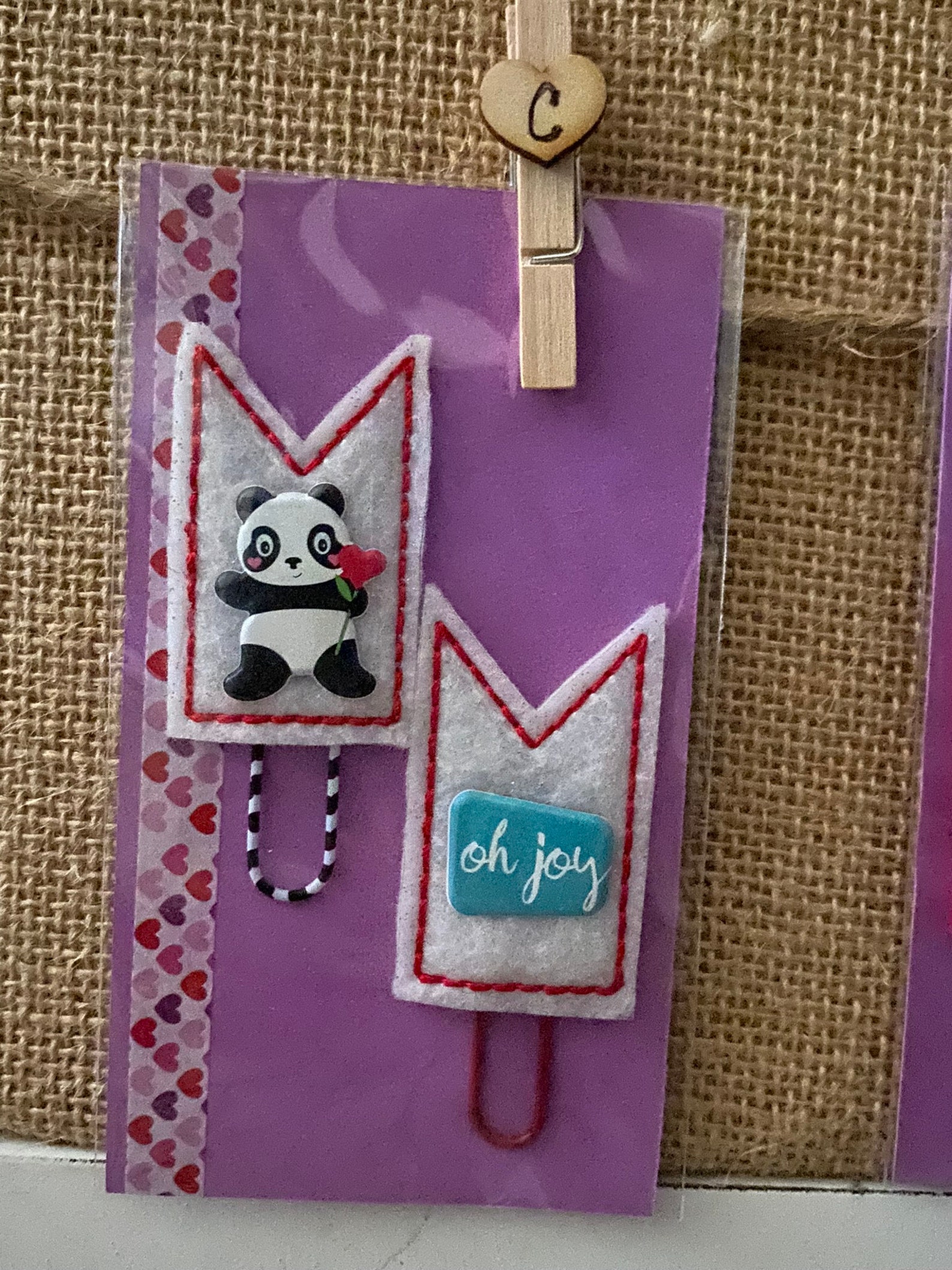 Planner Clips Paper Clips Feltie Pandas Cute Organization Teacher Gifts ...