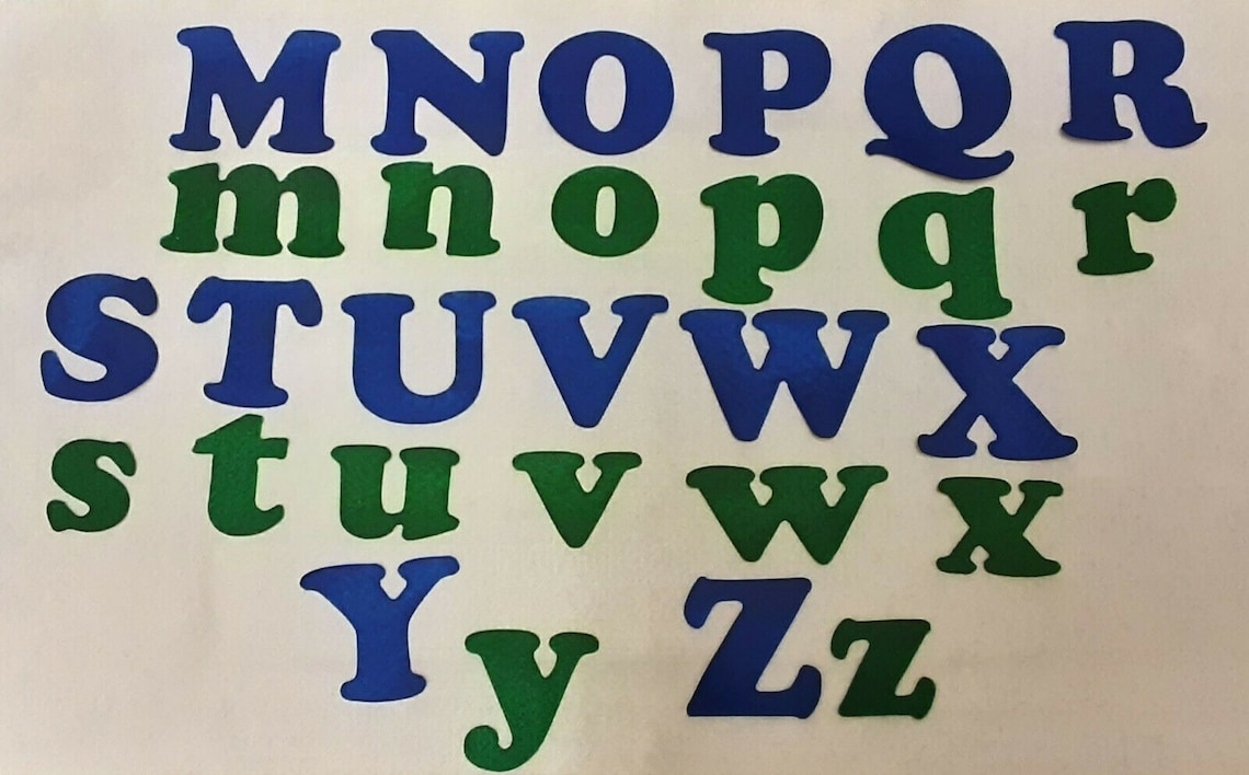 3456 Felt Iron on Cooper Font - Etsy