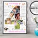 Custom Boy Second Birthday Photo Collage, Chalkboard Sign for 2nd Two ...