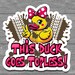 Funny Stickers for Ducking Game Rubber Duck Peace Sign Wave - Etsy