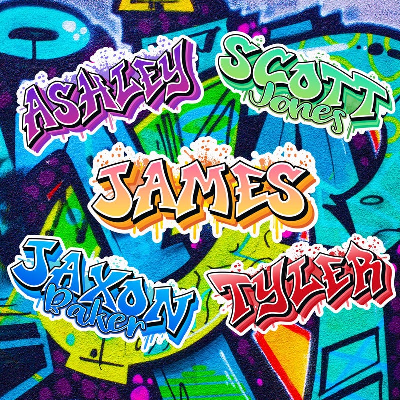 Graffiti Stickers - Etsy