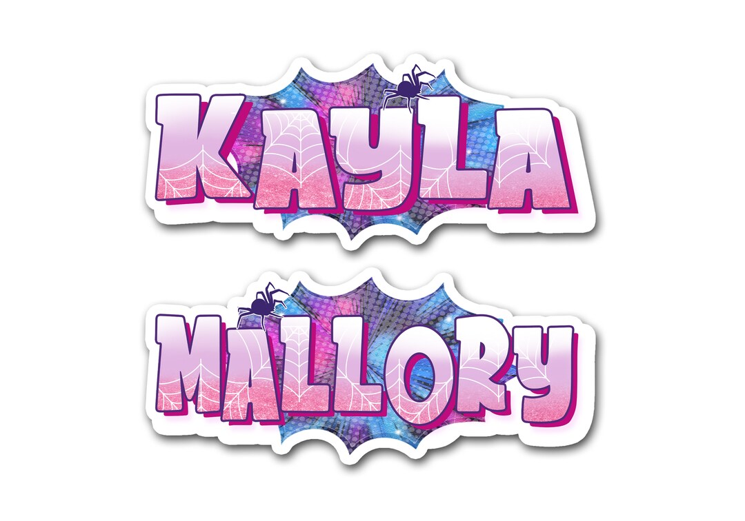 Personalized Superhero Name Sticker: Girl Power Comic Decal - Etsy