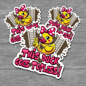 Funny Stickers for Ducking Game Rubber Duck Peace Sign Wave - Etsy