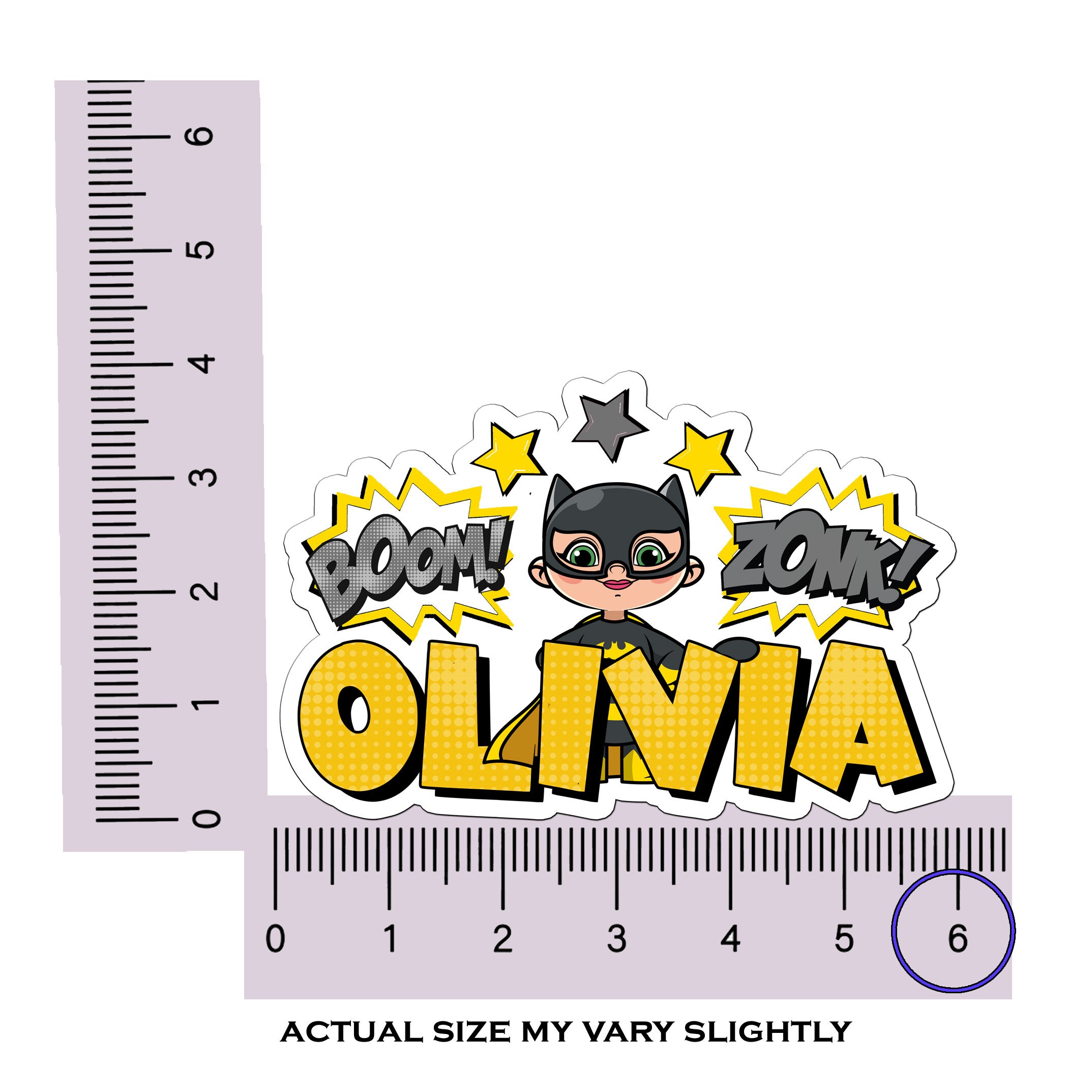 Custom Superhero Name Sticker: Waterproof Cat Hero Decal - Etsy