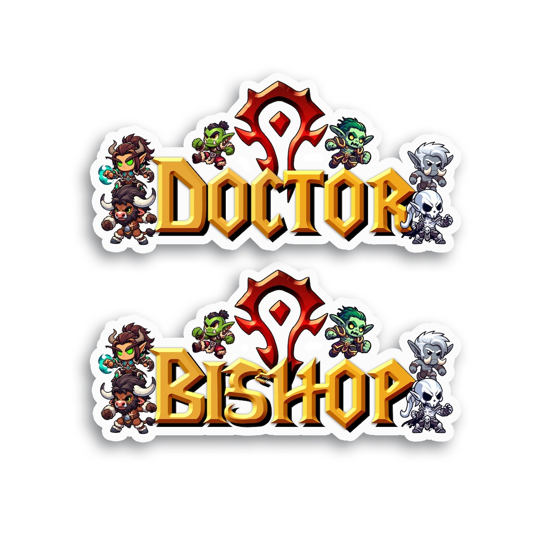 Fantasy Guild Name Sticker - Personalized RPG Decal, Waterproof Vinyl ...