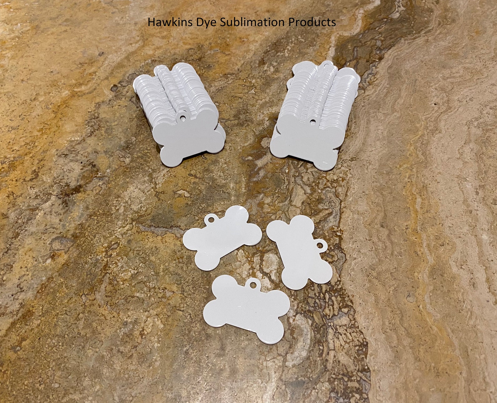 Gloss White Aluminum Dye Sublimation Dog Bone Blanks - Lot of 100 - Etsy