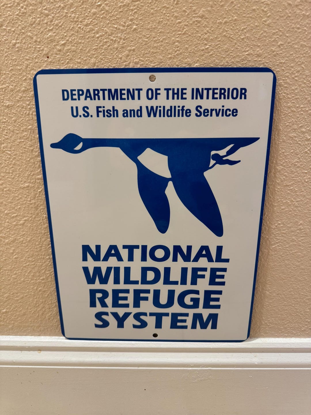 1930's NATIONAL WILDLIFE Refuge - Replica Sign, Waterfowl - Replica ...